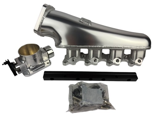 Billet Intake Manifold for S13 SR20 SR20DET Fuel Rail 76mm Throttle ...