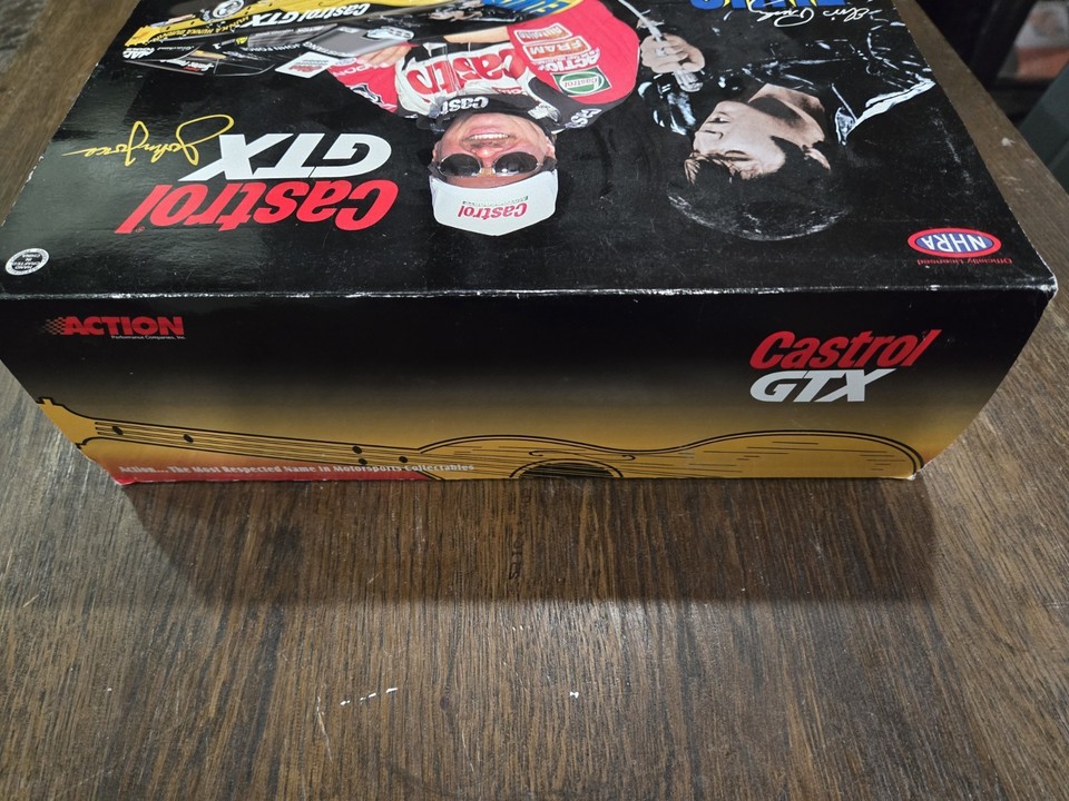 John Force Castrol GTX 1:24 Funny Car w/ Elvis Presley Box NHRA Limited ...