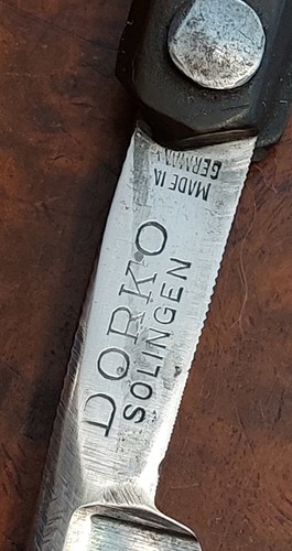 VINTAGE PRE-WW2 GERMANY DORKO 1151 SOLINGEN RAZOR STRAIGHT SHAVING ...