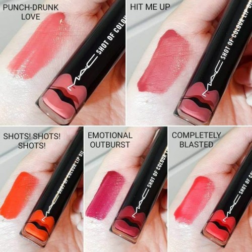 MAC SHOT OF COLOUR LIP OIL-- YOUR PICK! .09 fl oz, 2.7 ml 100% ...