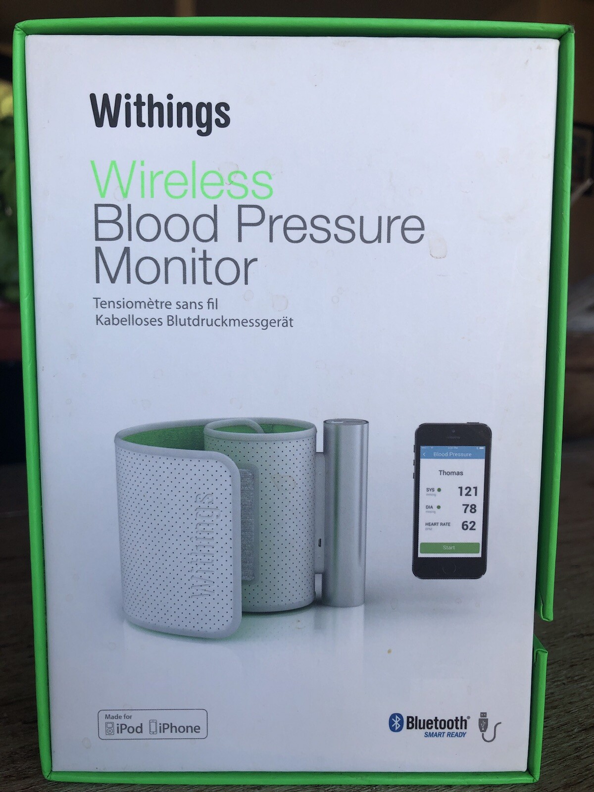 Withings BP-801 Wireless Blood Pressure Monitor IOS And Android | eBay