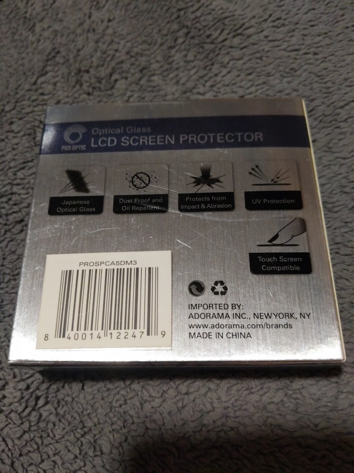 Pro optic LCD screen protector 5D Mark III Canon EOS | eBay