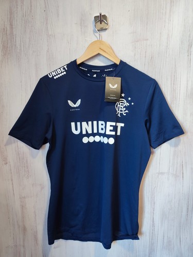 Glasgow Rangers 2020 2021 training Sz S Castore soccer shirt jersey ...