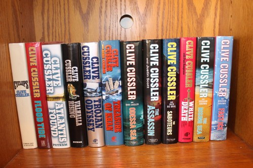 Clive Cussler Collection Set 12 1st Edition Hardcover DIRK PITT NUMA ...