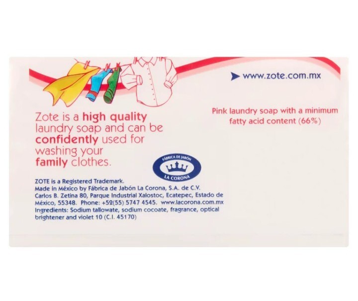 ZOTE (1) 14.1 Oz. *BIG BAR 🩷🫧 PINK 🩷🫧 ZOTE LAUNDRY SOAP🫧. 811419101994 ...