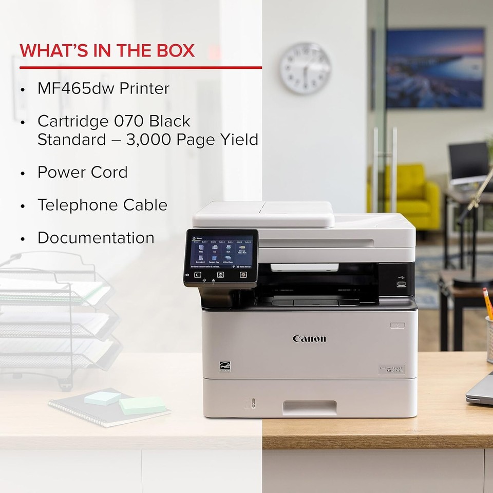 Canon ImageCLASS MF465dw Laser Multifunction Duplex Wifi Printer BRAND ...