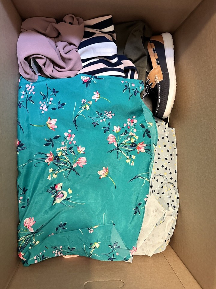 Huge Lot Brand Name Used Womens Clothes 25 PC Bulk Resale WHOLESALE EUC ...