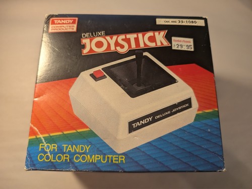 Vintage Tandy 1000/Color Computer Deluxe Joystick CIB Boxed Radio Shack ...