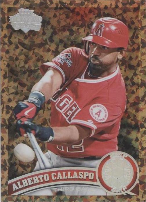 2011 Topps - Alberto Callaspo #454 Cognac Diamond Anniversary for sale ...