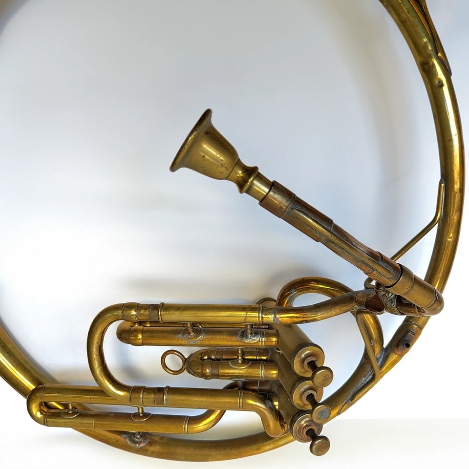 Antique GAUTROT BREVETE Helicon - Rare, French Wind Instrument from ...
