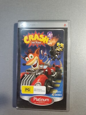 Crash Tag Team Racing Bandicoot Sony PlayStation PSP Portable Free ...