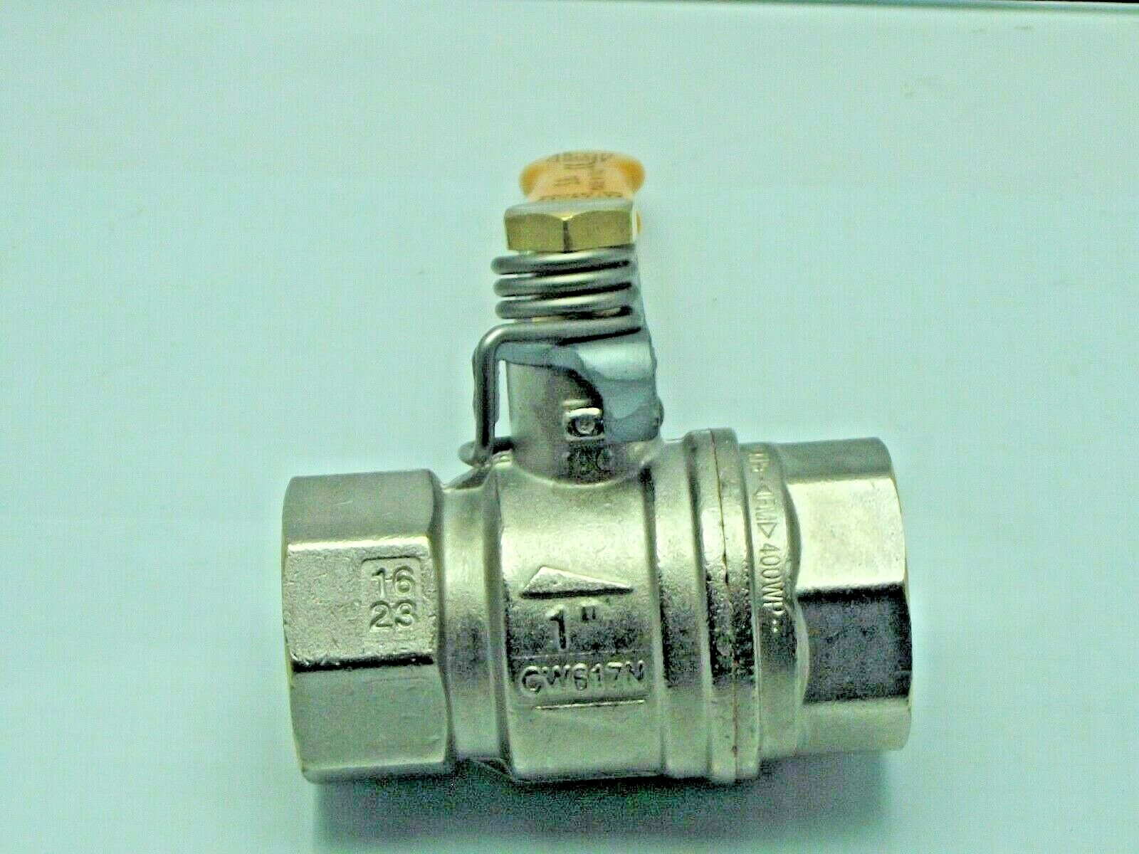 Spring Return Valve, Fail Safe Close, Dead mans Handle Nickel Plated ...