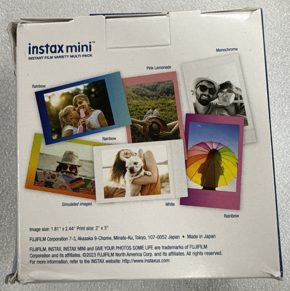 Fujifilm Instax Mini Variety Film (Pack of 40) 74101040500| eBay