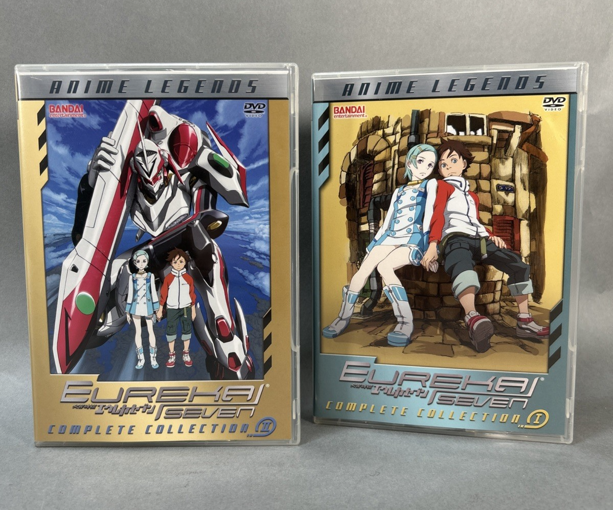 Eureka Seven Complete Collection DVD sets ; I & II ; Discs 1-6 & 7-12 ...