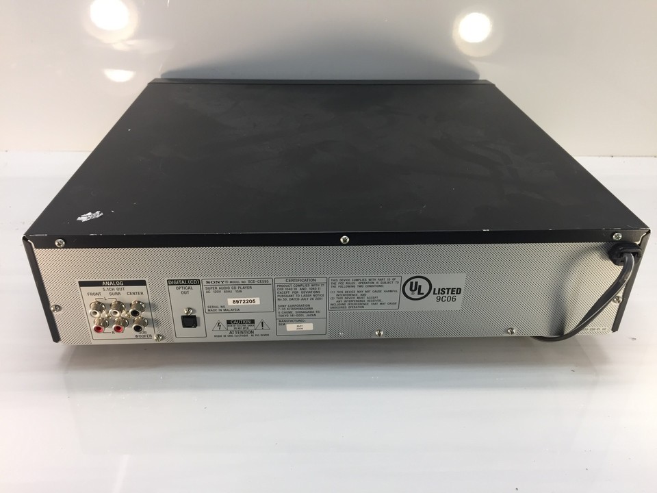 SONY SCD-CE595 5-Disc Changer Super Audio CD Player SACD Multi Channel ...