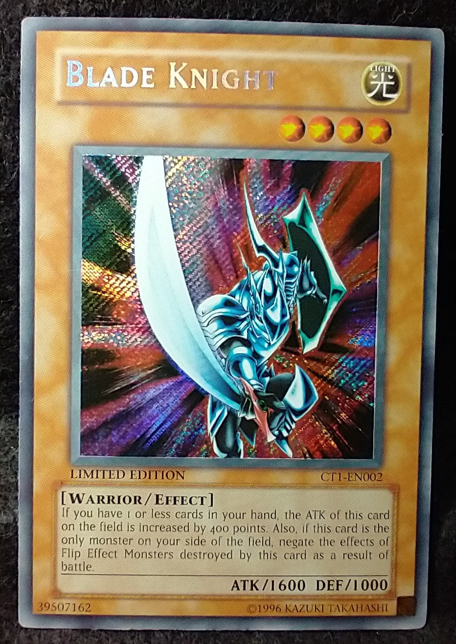 Yu-Gi-Oh Card Blade Knight Holo Limited Edition Collector's Tins CT1 ...