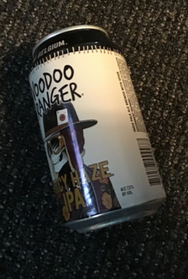 Voodoo Ranger Juicy Haze IPA 12 oz beer can New Belgium Brewing~Fort ...