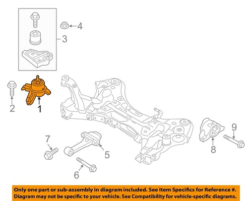 KIA OEM 17-20 Cadenza Engine Trans Mounting-Front Mount 21810F6800 | eBay