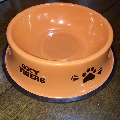 Occidental College Oxy Tigers Metal Dog Cat Food Bowl Official Obama ...