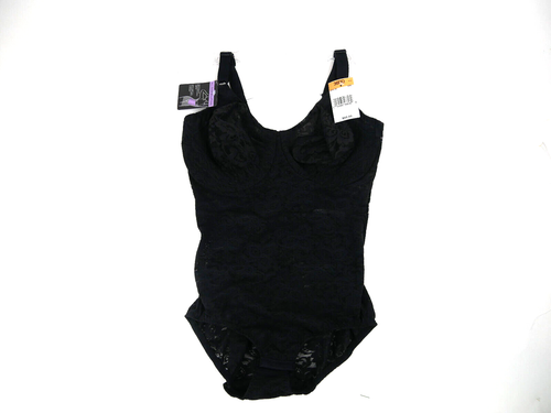 Bali Women's Body Shaper Lace 'N Smooth Firm-Control Built in Bra 36DD ...