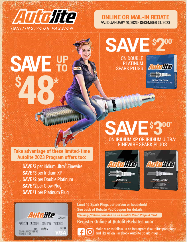 SIX(6) Autolite Extreme Iridium XP985 Spark Plug SET "$3 PP FACTORY ...