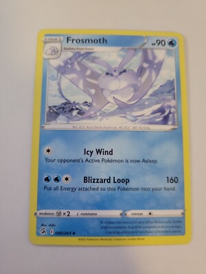 Pokemon TCG Frosmoth 085/264 Fusion Strike Uncommon Water Unlimited LP ...