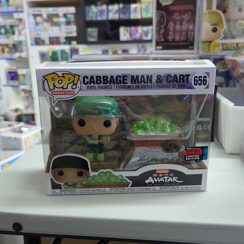 Avatar Cabbage Man & Cart Pop ! Pack de 2 figurines en vinyle NYCC 2019 ...