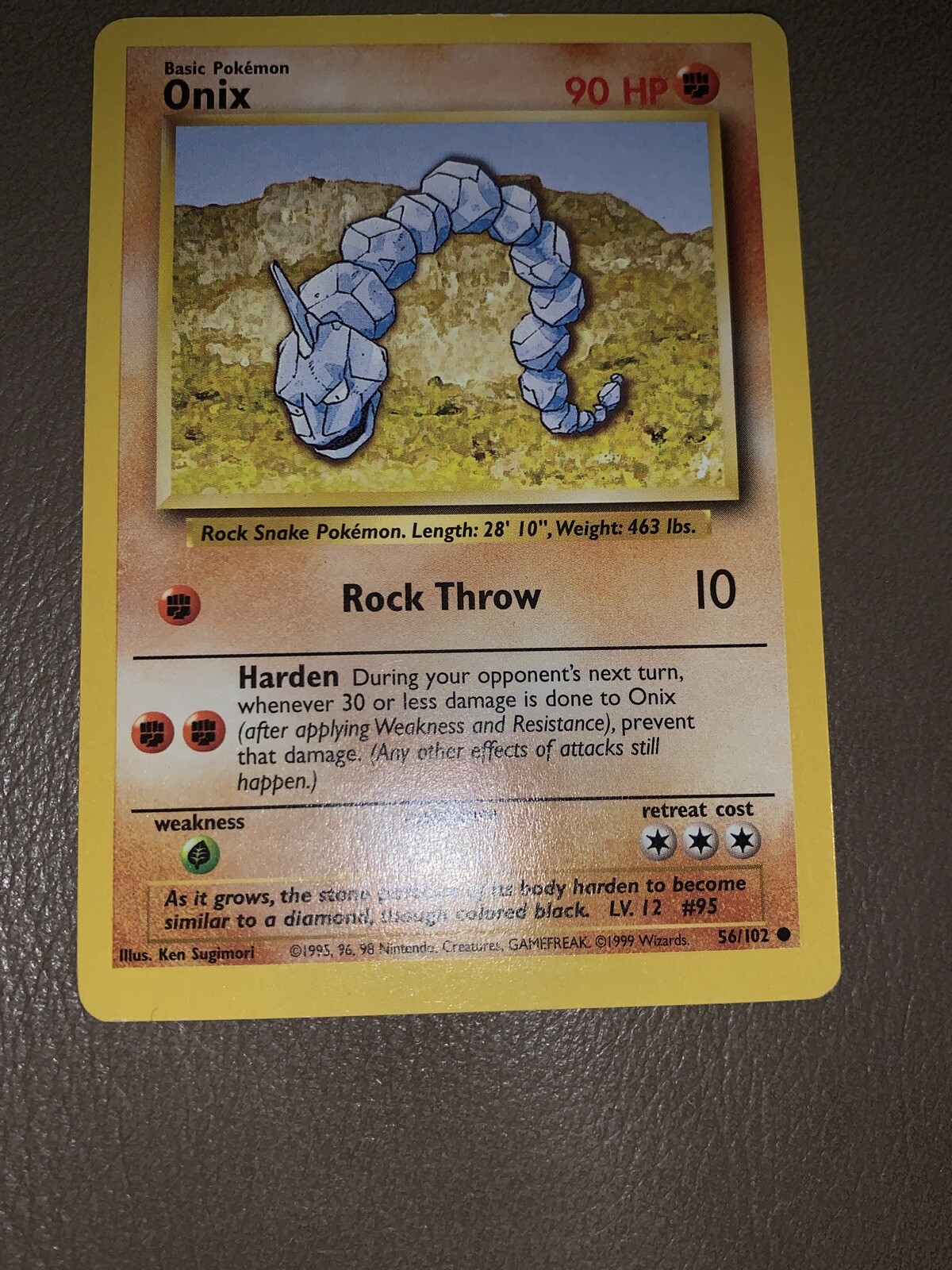 Pokemon Onix Card | eBay
