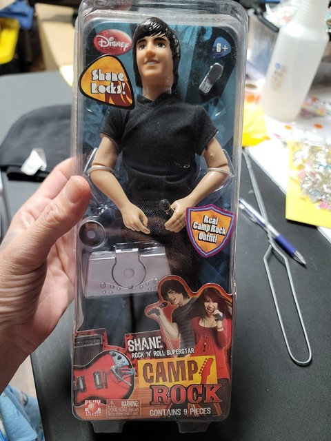 Disney Camp Rock Shane Rocks Shane Rock n Roll Superstar Action Figure ...