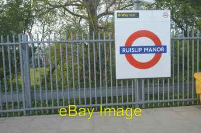 Photo 6x4 Ruislip Manor Underground Station c2017 | eBay UK