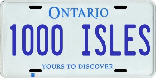 One Thousand 1000 Islands Ontario Canada Aluminum License Plate | eBay