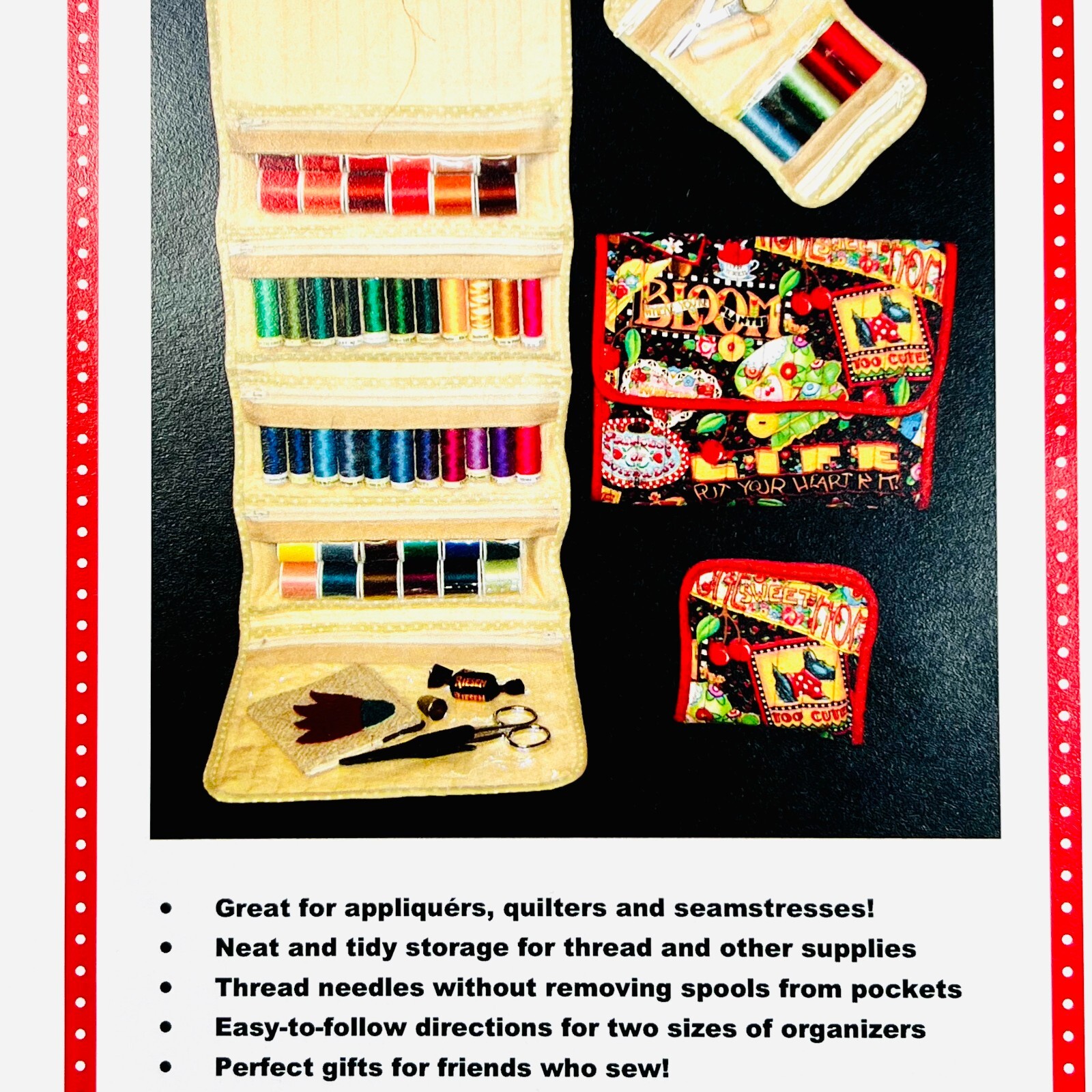 Thread Dispenser Sewing Case PATTERN Patterns by Annie Makes Organizer ...