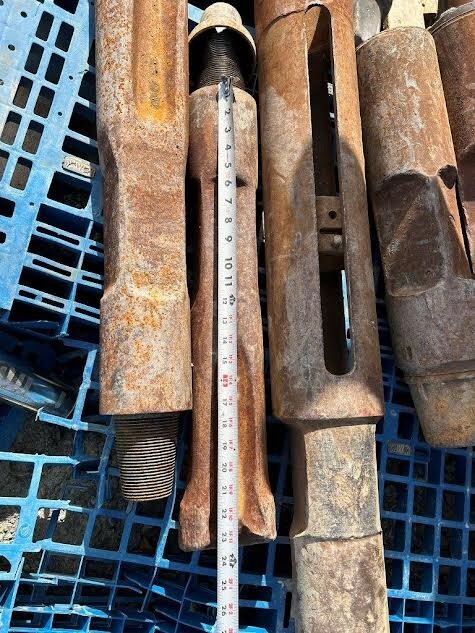 24" length cable tool chisel bit 5" wide for drilling inside well ...