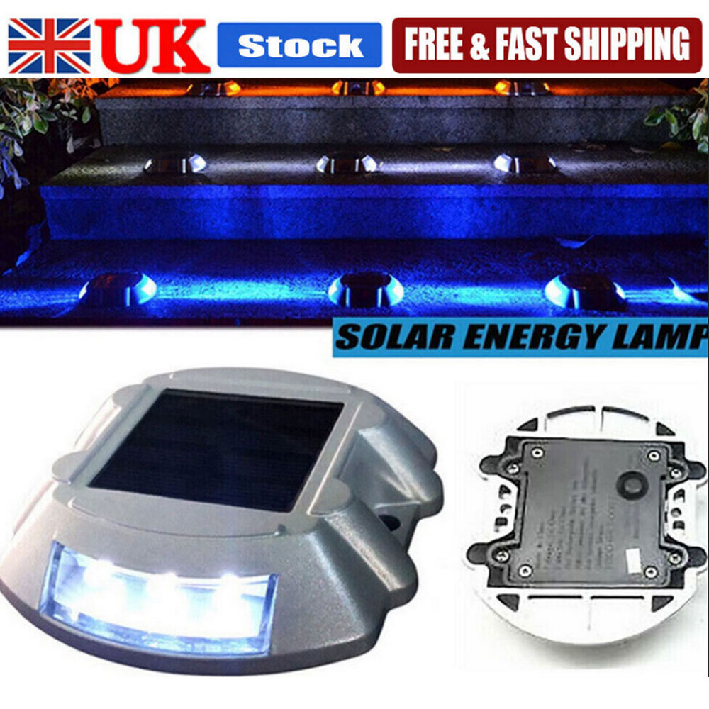 Solar Lights Driveway Pathway Marker 1/5/8x Waterproof Solar Power LED