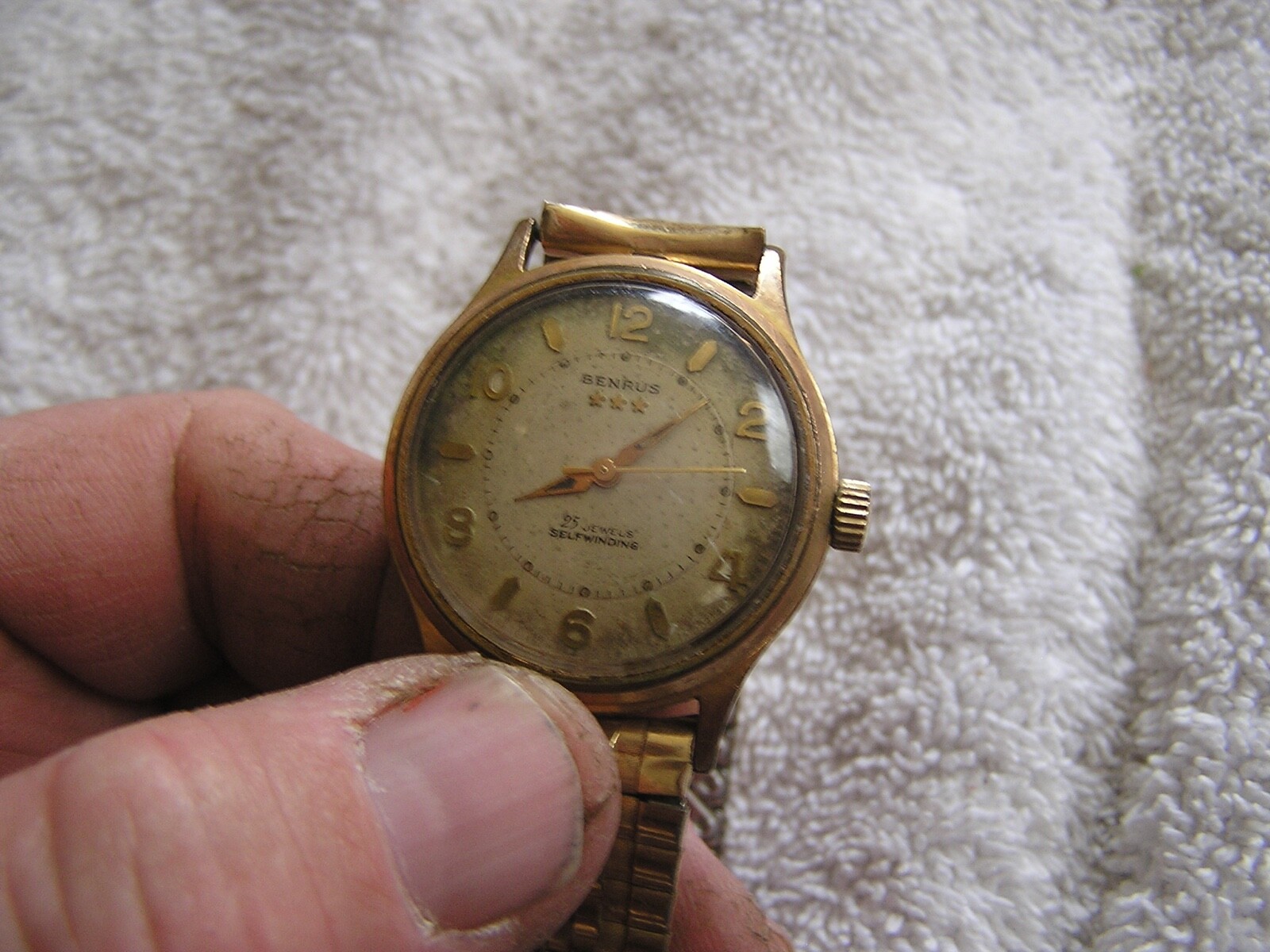 Vintage Benrus 25 Jewels Self-Winding Watch | eBay