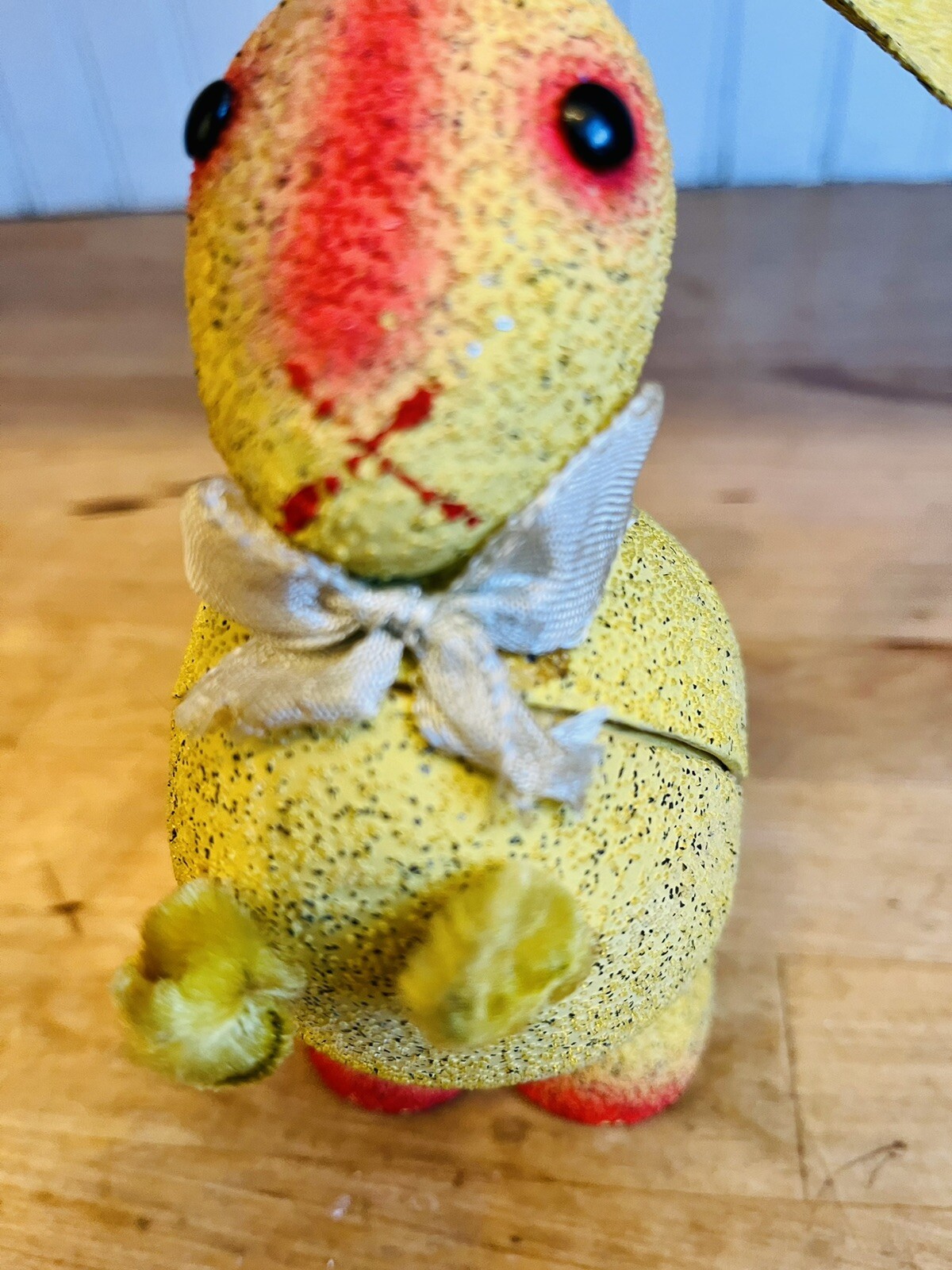 Antique Vintage Paper Mache Candy Container Easter Bunny Floppy Germany ...