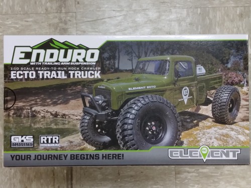 Element RC Enduro Ecto Trail Truck 4x4 RTR 1/10 Rock Crawler Green ...