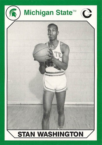 1990 Collegiate Collection Michigan State Spartans #113 Stan Washington ...