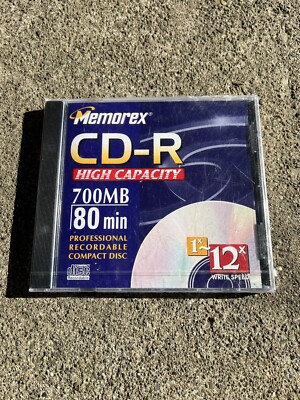 Memorex CD-R High Capacity 700MB 80 Min Professional Recordable Disc | eBay