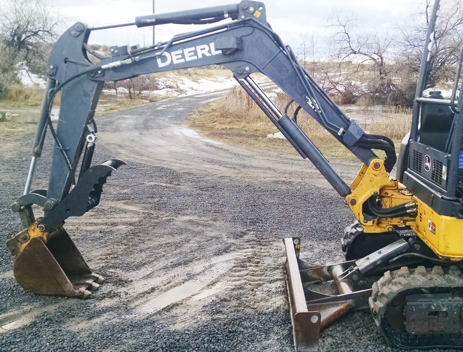 JOHN DEERE 26G,27D, HITACHI ZX27 THUMB HYDRAULIC EXCAVATOR ATTACHMENT ...