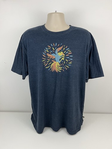 Howler Brothers Rooster Logo Blue T Shirt Men Size XXL Short Sleeve ...