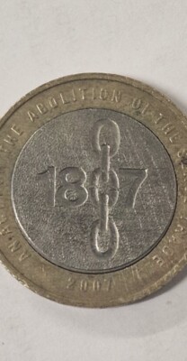 RARE £2 POUND COIN (1807) ABOLITION OF SLAVERY WITH ERRORS | eBay