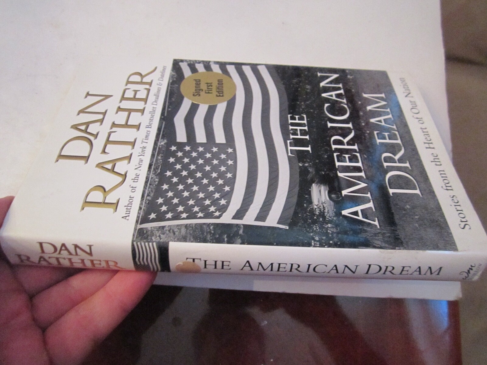 DAN RATHER BOOK - THE AMERICAN DREAM - AUTOGRAPHED - HARD COVER | eBay