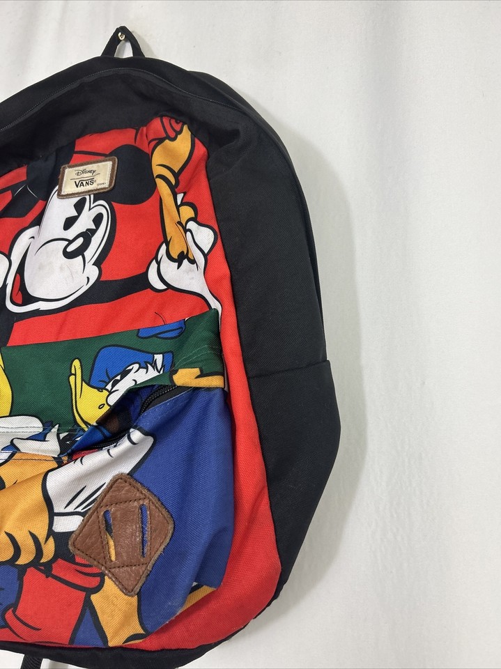 Disney Vans X Mickey & Friends Bag Backpack Rucksack Donald Duck Goofy ...