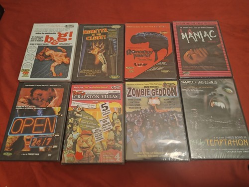 Troma DVD Lot Of 8 Horror Def By Temptation Rockabilly Vampire Brand ...