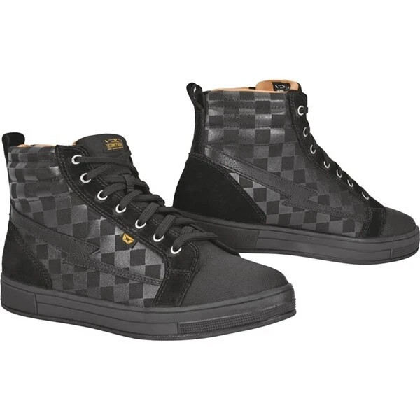 Cortech - Slayer Ghost Check Riding Shoes - Black - US Size 10 - 8515 ...