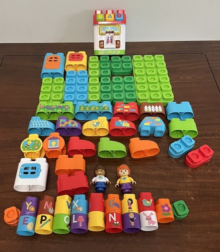 53Pc Leap Frog Leap Builders ABC Smart House Blocks Building ...