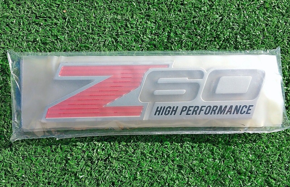 3 New Z60 Emblems Fender Tailgate GM OEM Factory GMC Sierra Chevrolet ...