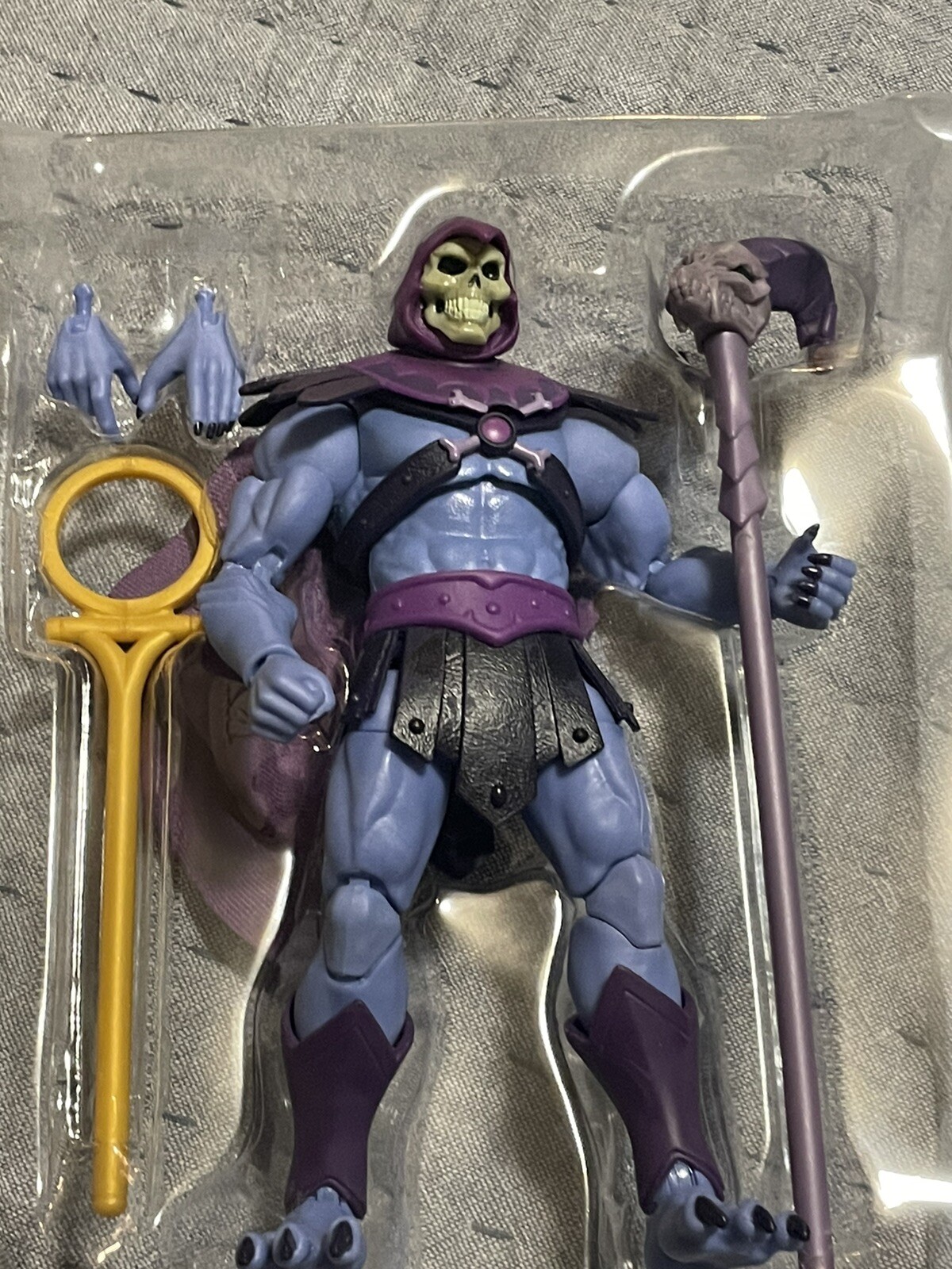 (USED) MOTU Masterverse Revelation Skeletor W/ Rise Of Evil Skeletor ...