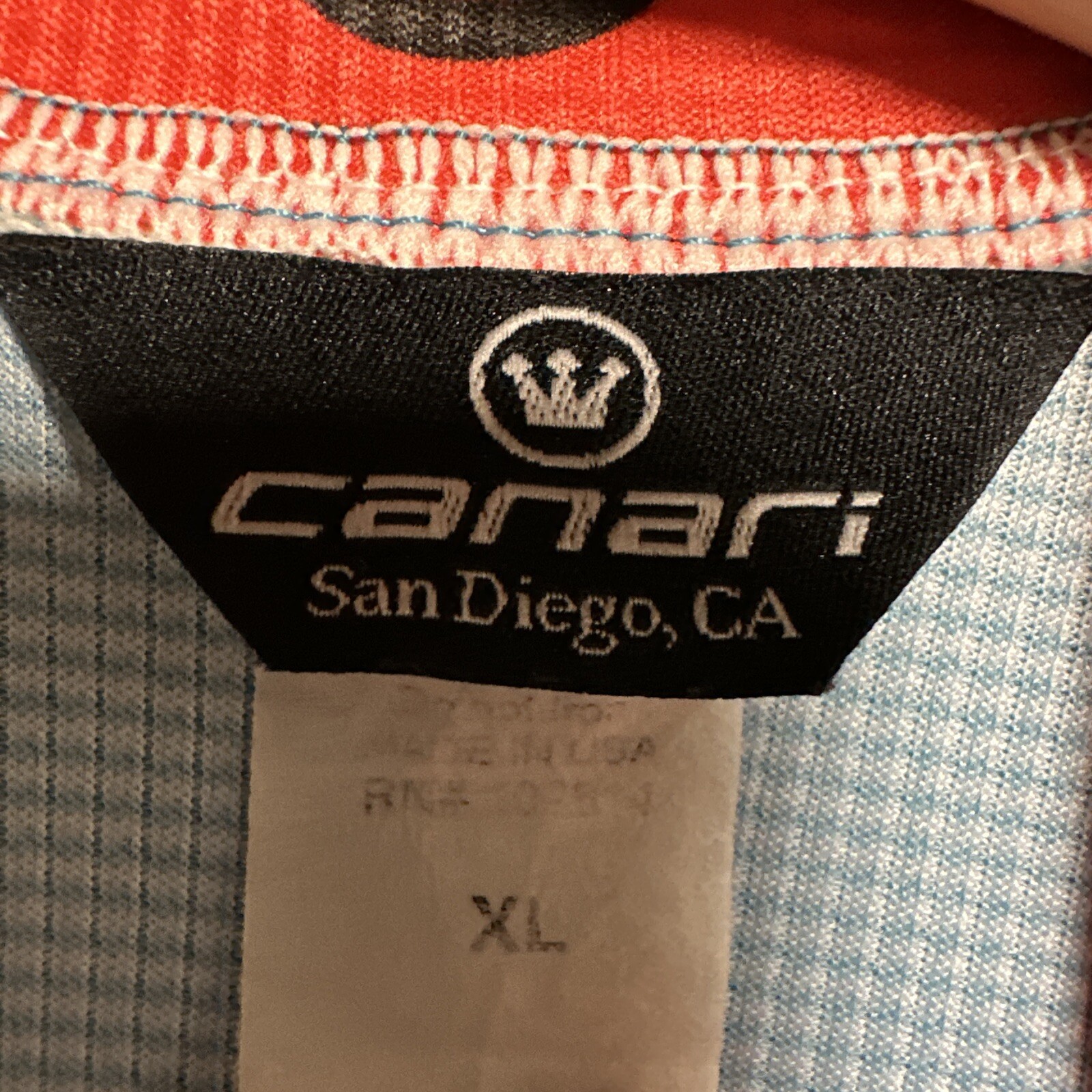 Canari Men’s San Francisco Graphic 1/2 Zip Jersey • USA X-LARGE MTB ...